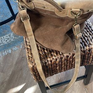Sundance | Bags | Sundance Leather And Swede Messenger Bag | Poshmark
